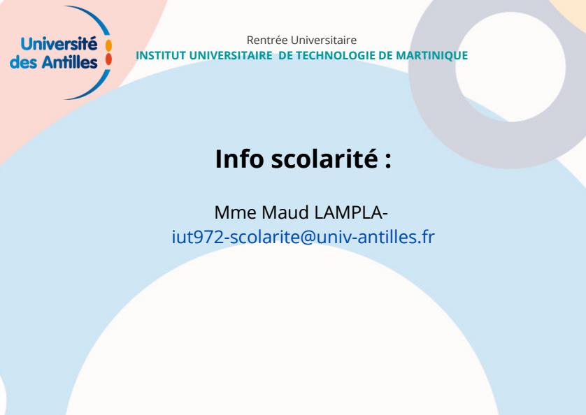 Calendriers universitaire 2022/2023 de l’IUT de la Martinique ...
